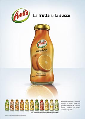 COCA-COLA HBC ITALIA LANCIA I NUOVI SUCCHI DI FRUTTA AMITA