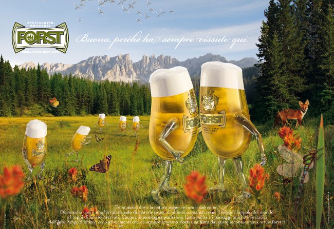NUOVA CAMPAGNA BIRRA FORST: LA QUALITÀ DI UNA BIRRA CHE NASCE DALLA NATURA